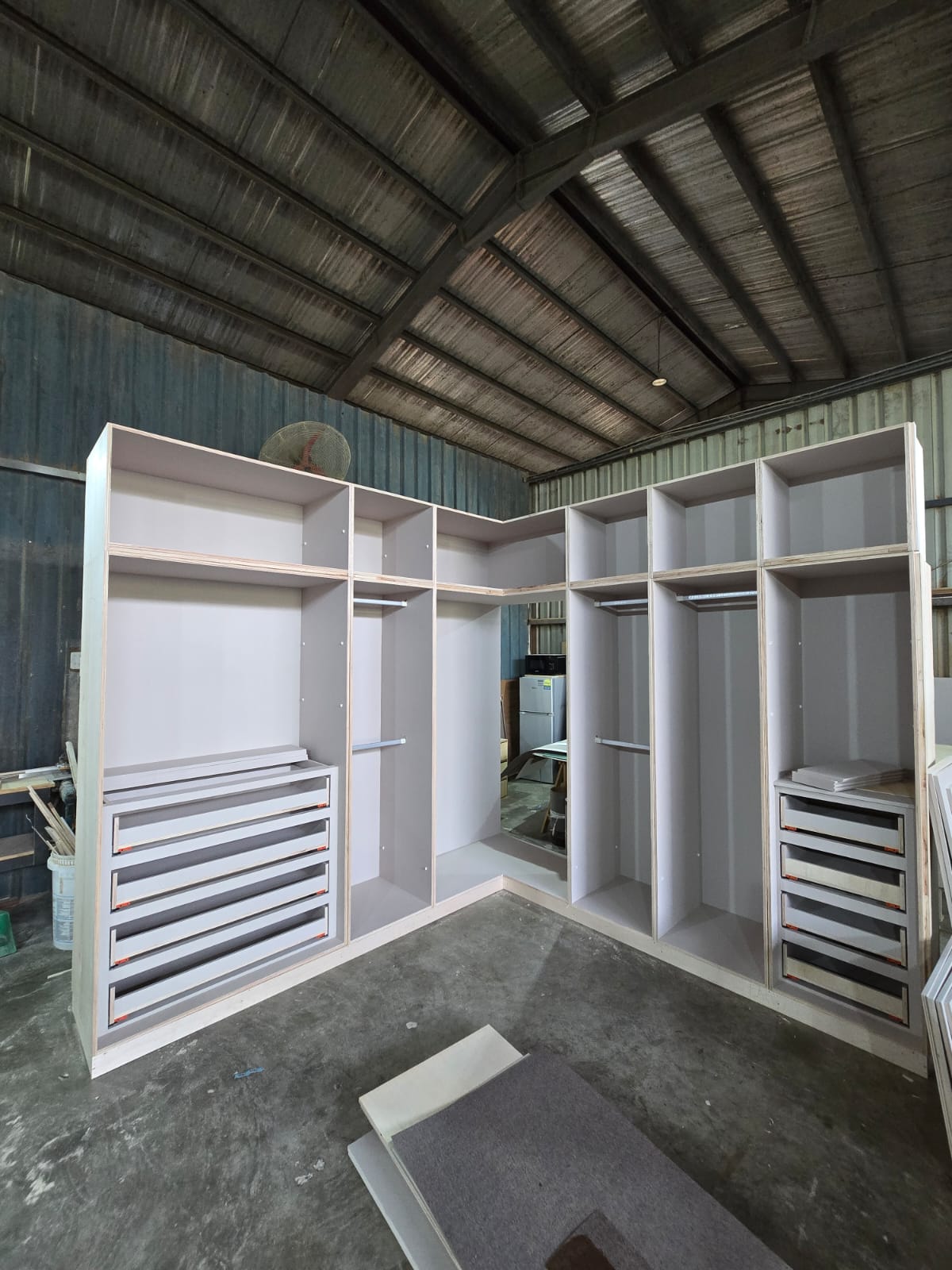 Carpentry works from inhouse factory - BA Furnishings Pte Ltd